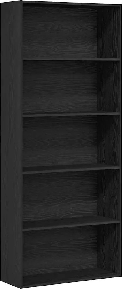 Knihovna černý dub 80 x 30 x 189 cm, dřevěné 3329274