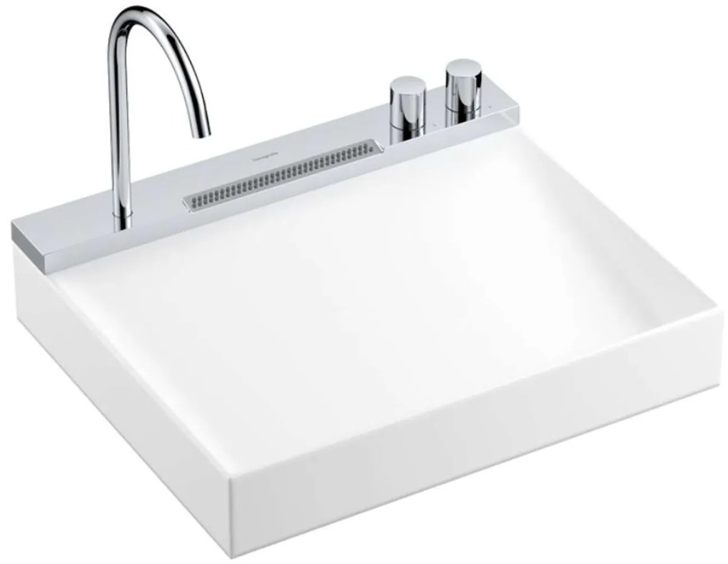 Hansgrohe Avalegra - Umyvadlo 58x48 cm, s termostatickou baterií a sprškou, 2 proudy, bez přepadu, chrom 22472000