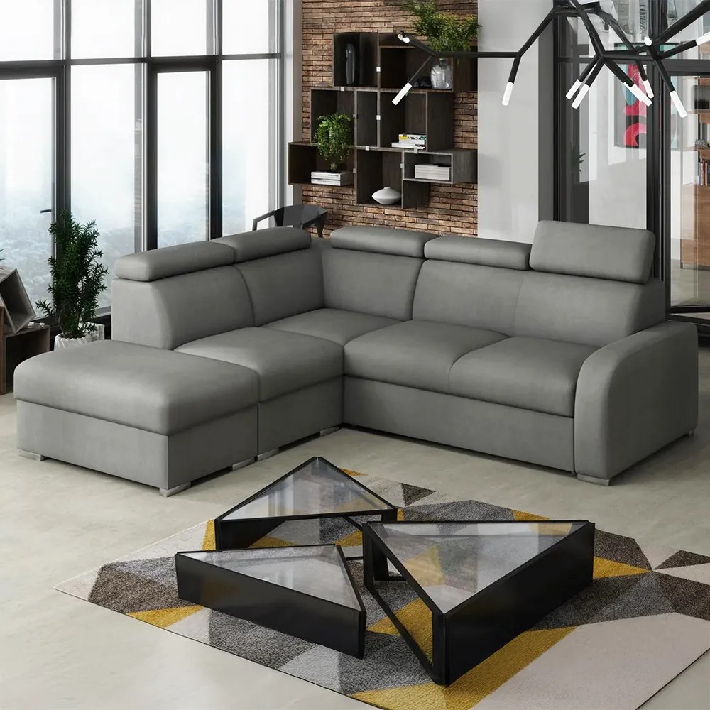 Sedací souprava OSLO V | 230x250 | rozkládací + 2x úložný prostor | VÝBĚR TKANIN