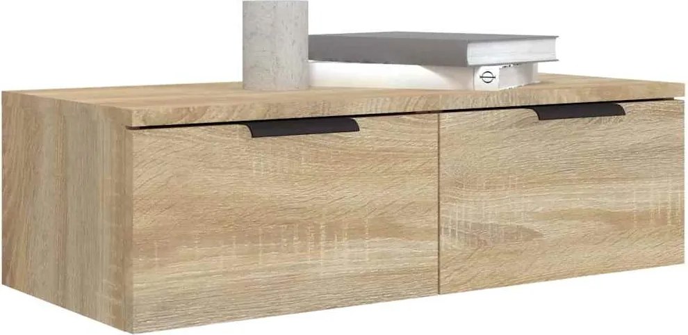 Nástěnné skříňky 2 ks dub sonoma 68x30x20 cm kompozitní dřevo 3115894