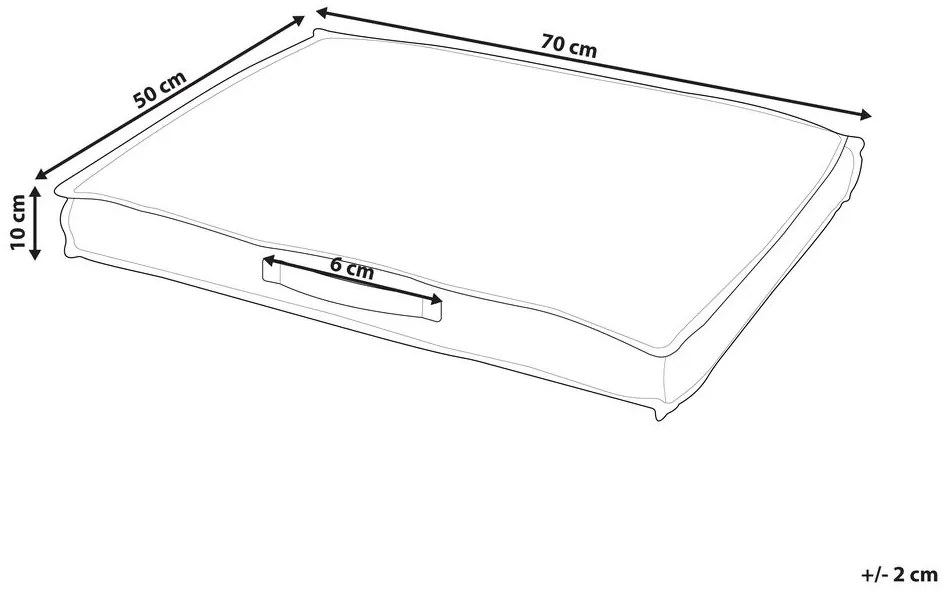 Postel pro zvířata 70 x 50 cm zelená PAYAS Beliani