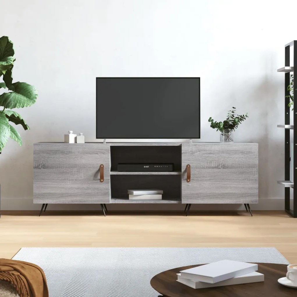 TV skříňka šedá sonoma 150 x 30 x 50 cm kompozitní dřevo