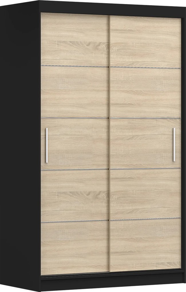IDZ Šatní skříň NEOMI 06, 120 cm Barva dřeva: Sonoma + Bílá