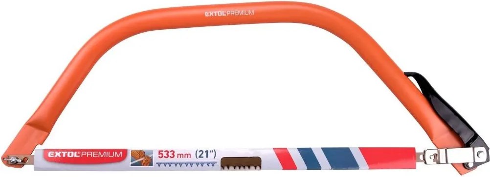 Pila na dřevo oblouková, 533mm/21", plátek na suché dřevo, EXTOL PREMIUM
