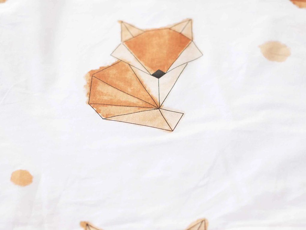 MK Lůžkoviny Bavlněný povlak na polštář Renforcé 50 x 70 cm - Lišky