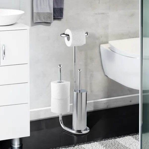 WENKO 18730100 - WC štětka UNIVERSALO 20x62,5 cm lesk. chrom