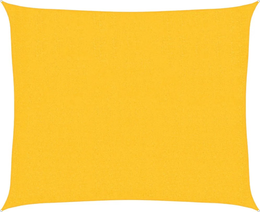 Stínící plachta 160 g/m² žlutá 2,5 x 3 m HDPE 311562