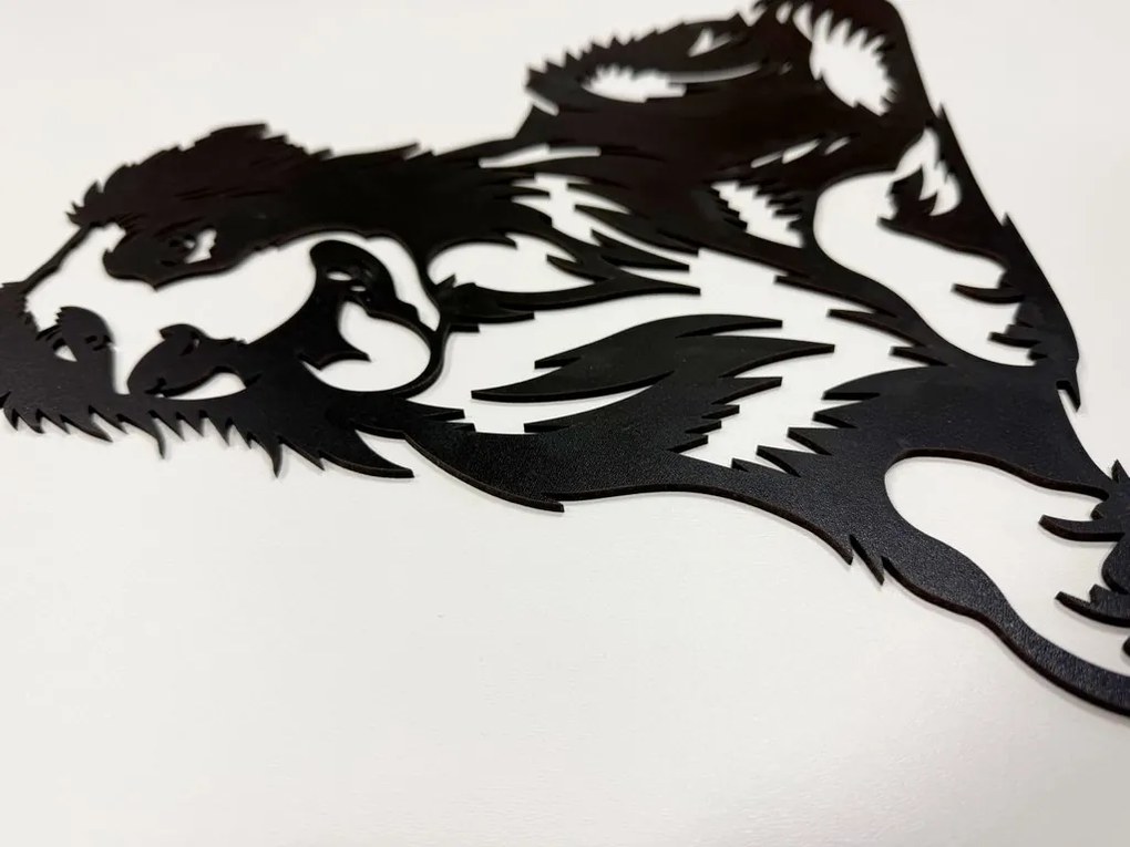 dřevo života Dřevěná dekorace psa BORDER COLLIE Zvolte rozměr (cm): 40x34, Zvolte barvu dekoru: Černá