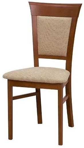 Jídelní židle Lord 2 - kaštan, LTD + MDF, kaštan / látka 1091, 47x93x53 cm