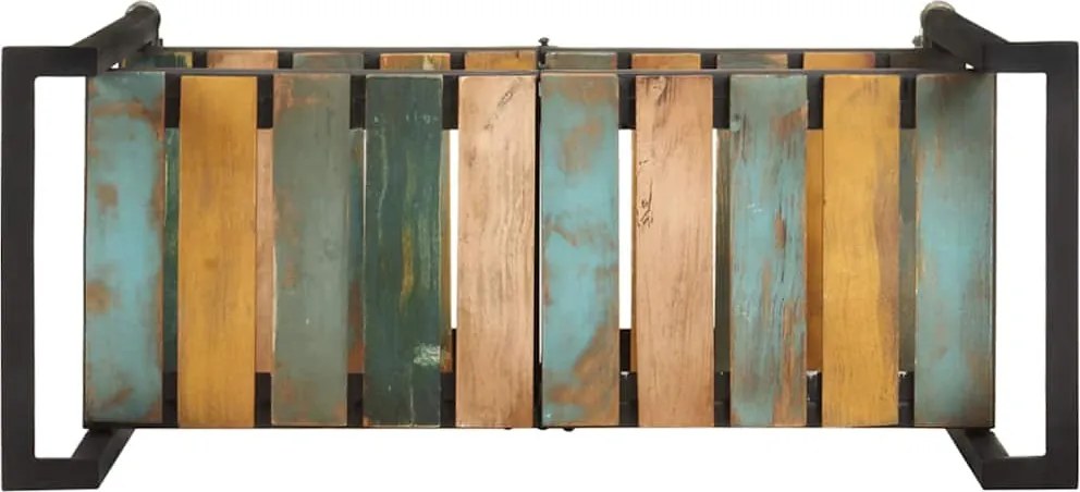 Kuchyňský vozík 87 x 36 x 81 cm masivní recyklované dřevo 321711