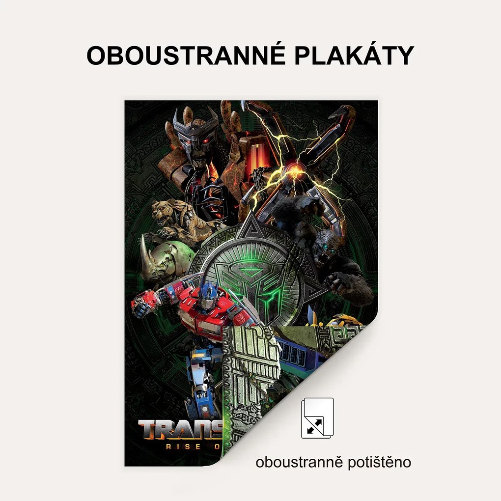 Oboustranný plakát Transformers | 30 x 42 cm | DP351503
