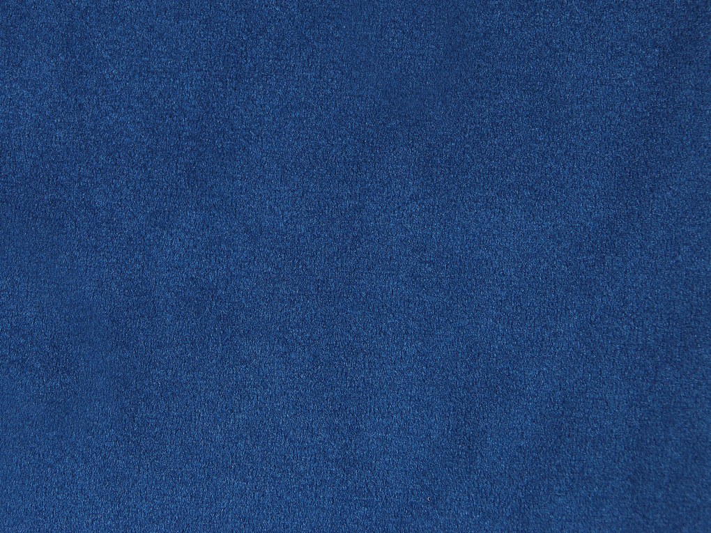 Sametová 3místná  pohovka modrá MAURA Beliani