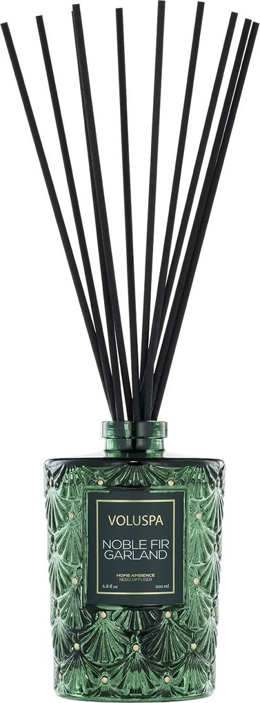Voluspa difuzér s tyčinkami Noble Fir Garland Objem: 200 ml