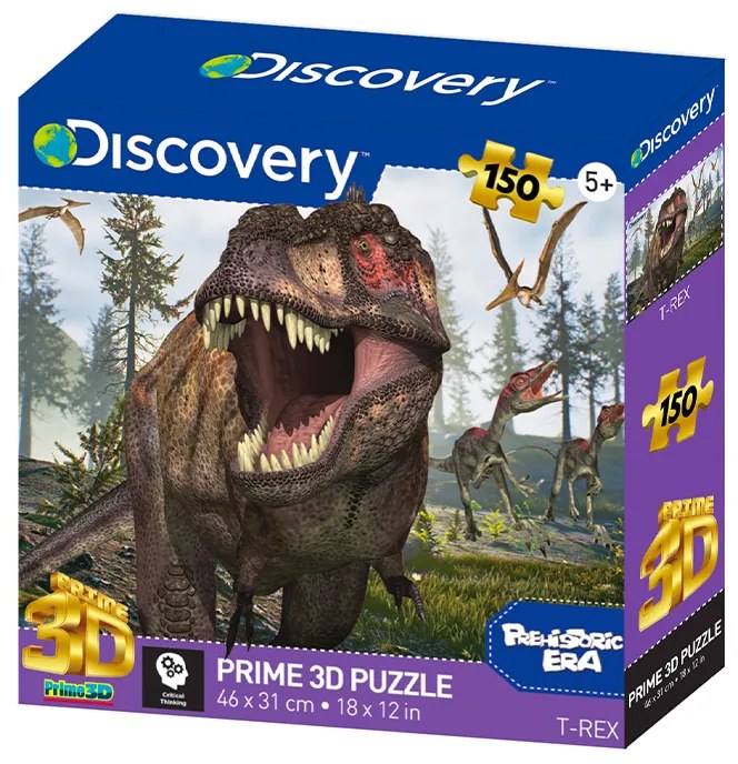 PRIME 3D PUZZLE - Tyrannosaurus Rex 150 dílků