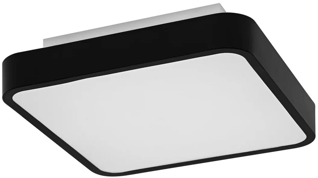 Sapho, ORBIS BACKLIGHT stropní svítidlo, 350x350mm, WIFI RGB + stmívatelné, 2800lm, 28W, černá