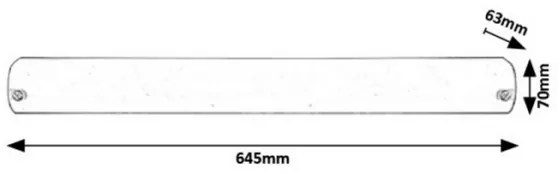 Rabalux 2348 - LED Podlinkové svítidlo ARCHIE LED/14,5W/230V 645mm