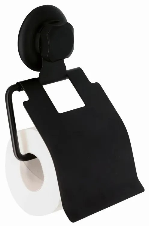 Držák na toaletní papír Compactor Bestlock, černá