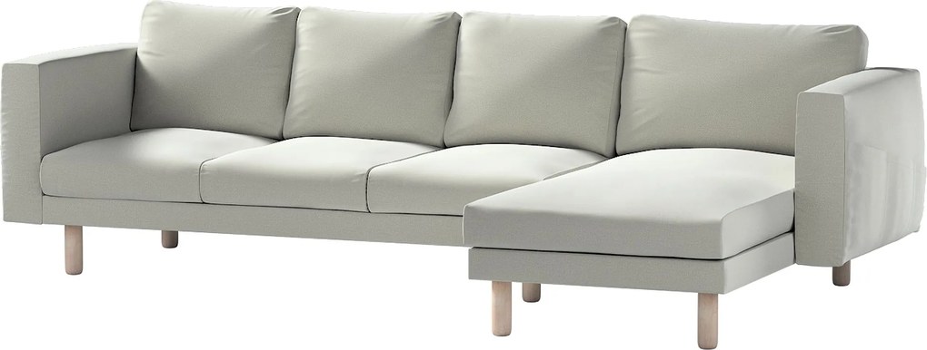 Potah na pohovku IKEA Norsborg 4-místná se šezlongem barva zelená látka sametová
