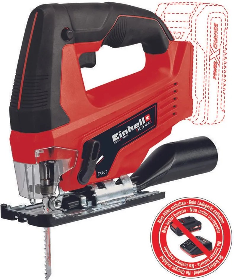 Aku přímočará pila Einhell TC-JS 18 Li 4321209