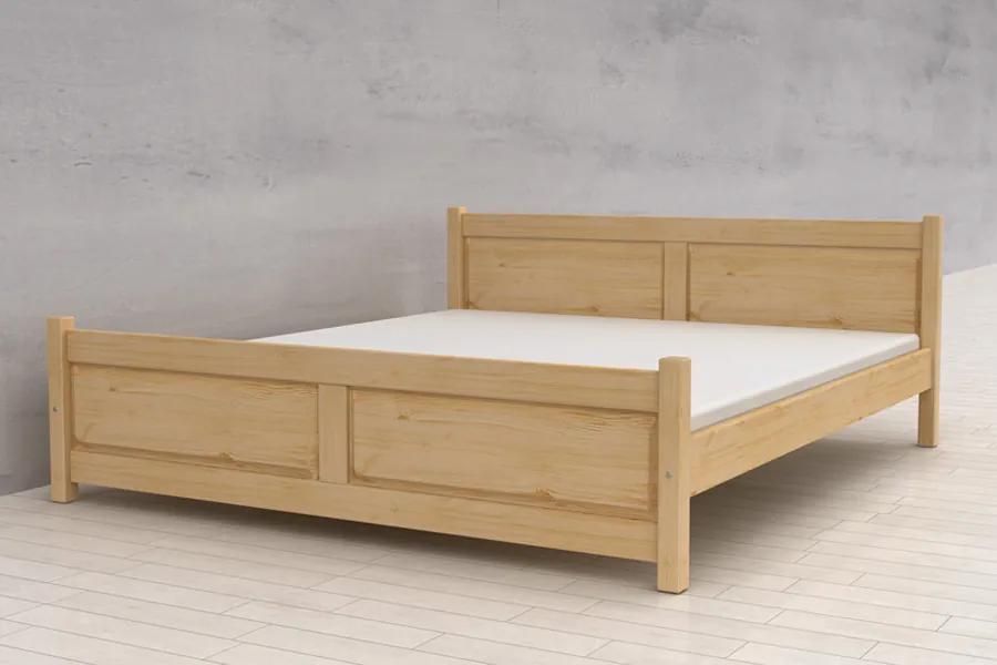 Via-nábytek Postel NIKOLAS masiv borovice 120 x 200 Povrchová úprava postele: Moření odstín olše