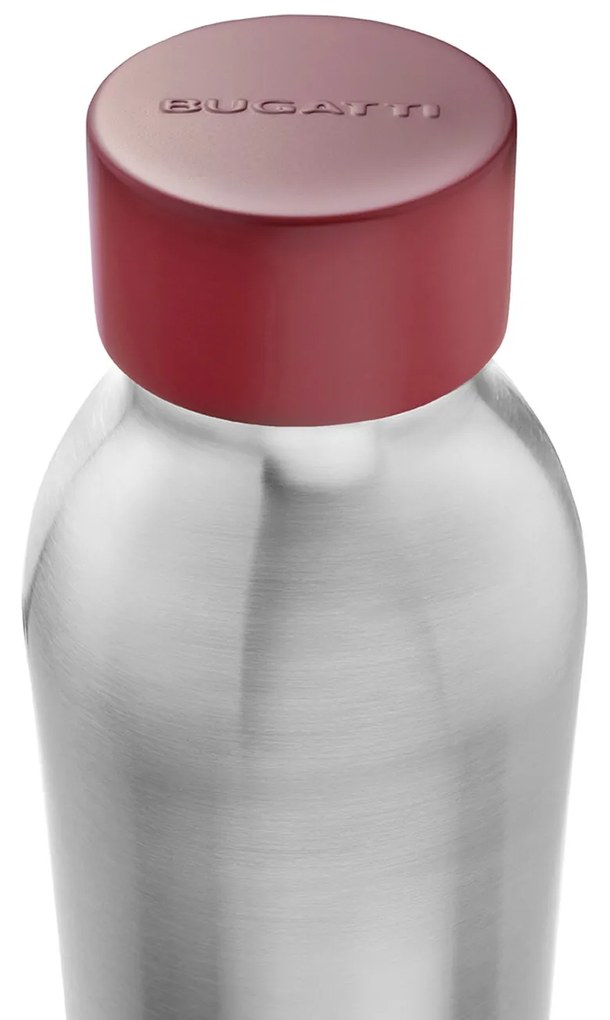 Bugatti B Bottles Twin Steel & Red termolahev 250 ml, BBT-SS250I3