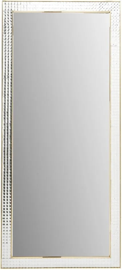 BonamiNástěnné zrcadlo Kare Design Crystals Gold, 180 x 80 cm