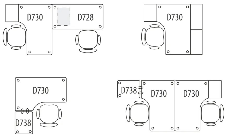 Psací stůl Ergo maxi Domestav D730 Materiál: Buk cink, Barevne provedení: Olej