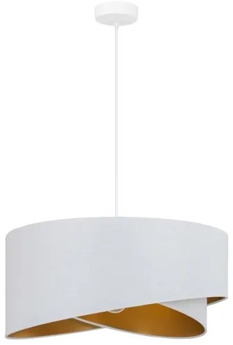 Brilagi - LED Lustr na lanku LYRA 1xE27/15W/230V bílá/zlatá