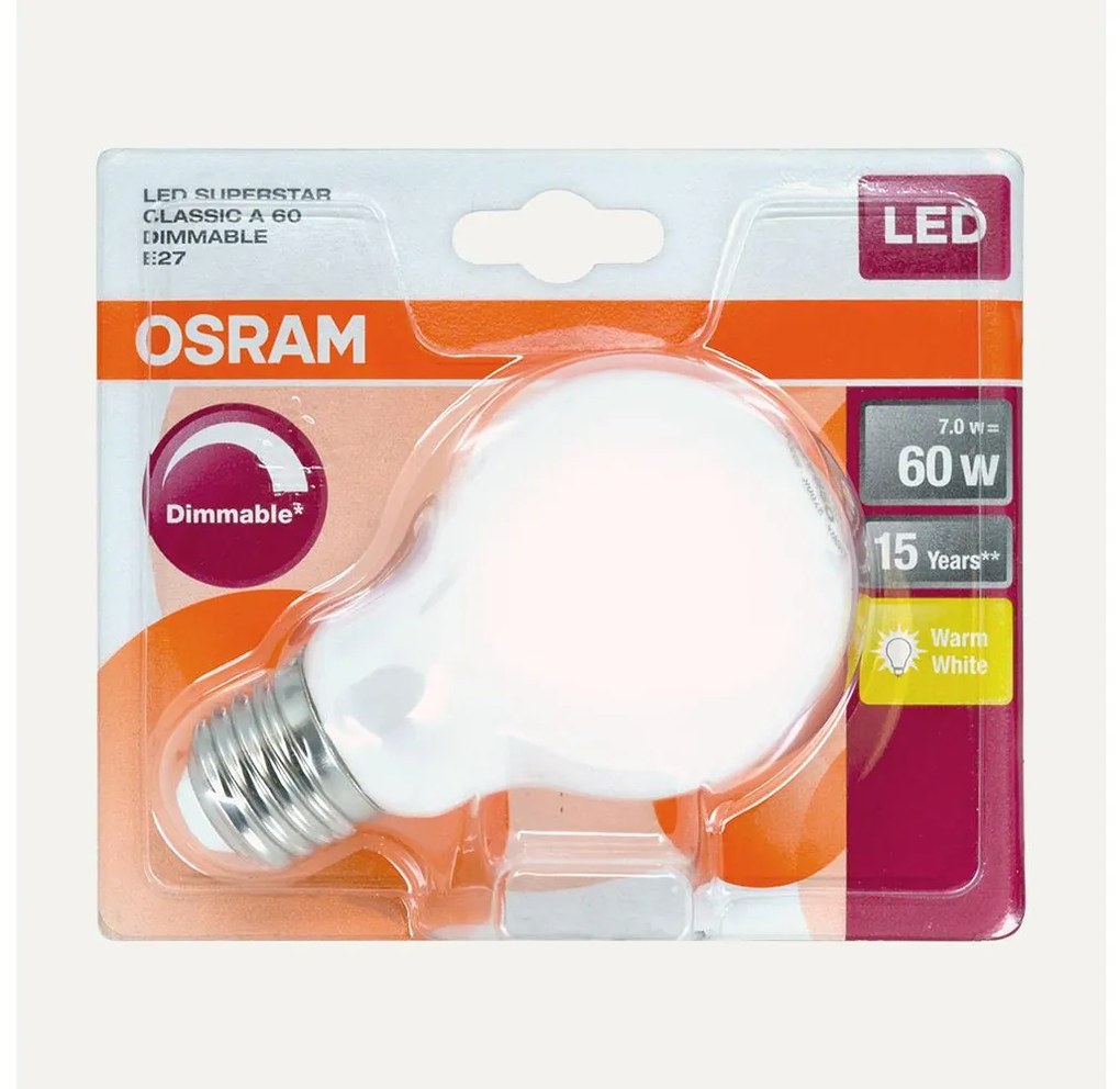 Osram LED Stmívatelná žárovka SUPERSTAR E27/7W/230V 2700K - Osram P224782