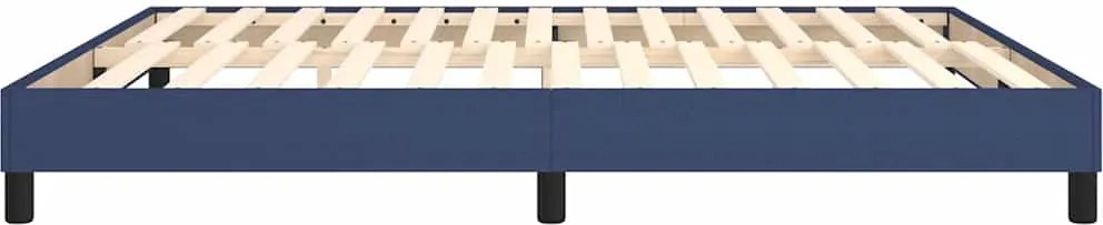 Rám postele s boxspringem modrý 160 x 200 cm textil 3120530