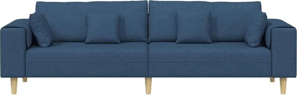 Pohovka Modrá 250 x 77 x 76 cm textil 3335150