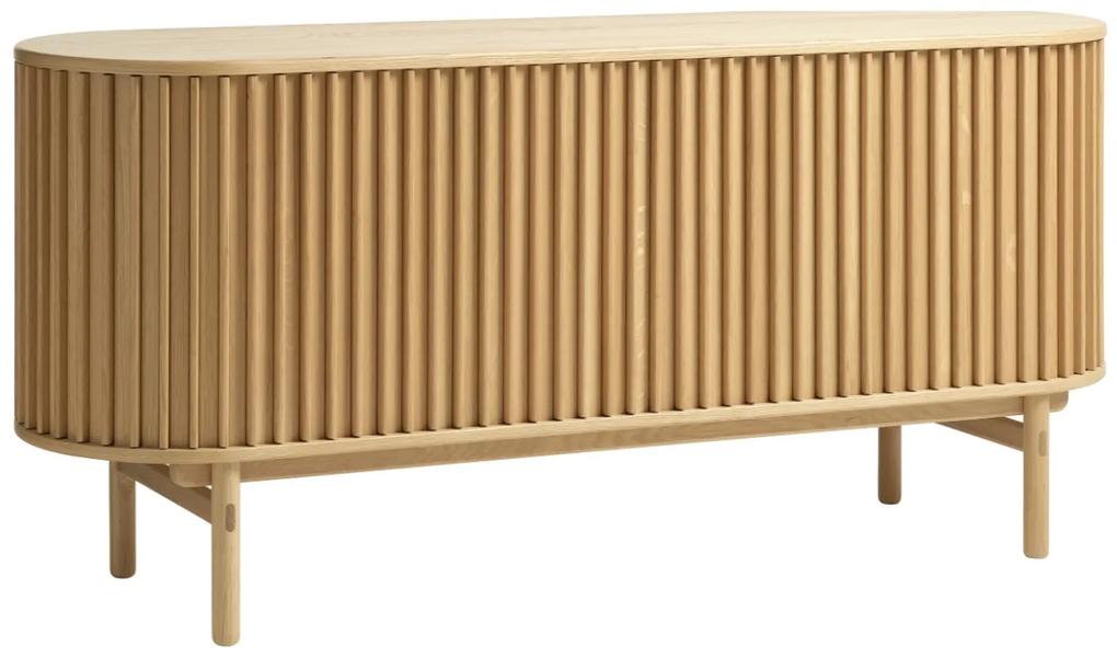 OnaDnes -20% Dubová komoda Unique Furniture Carno 160 x 45 cm