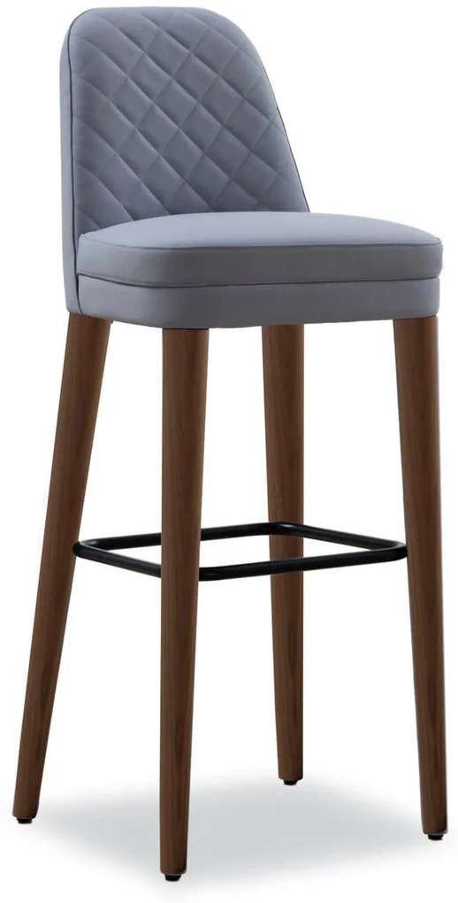 TONON - Barová židle SIGNATURES s dřevěnou podnoží