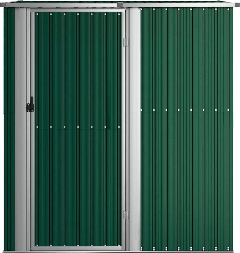 Zahradní domek zelený 180,5 x 97 x 209,5 cm pozinkovaná ocel 150903