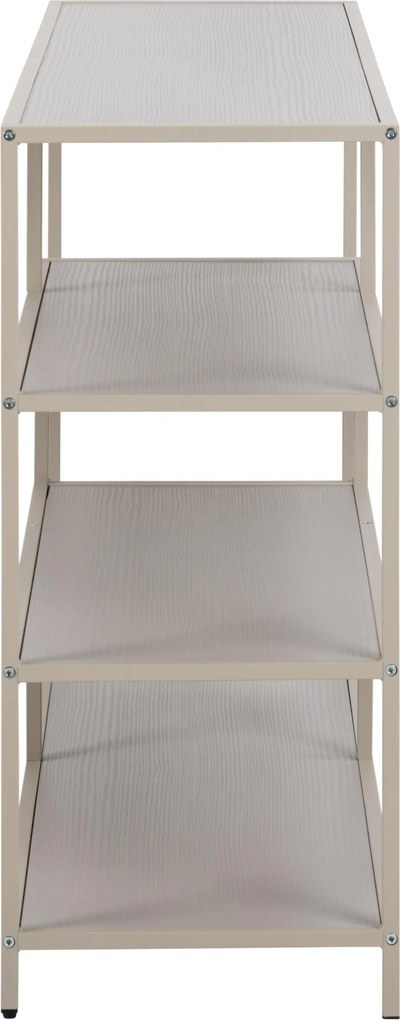 Knihovna Seaford 114 cm šedá
