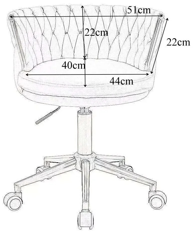 LuxuryForm DESIGN Židle LYON VELUR na zlatém talíři - modrá