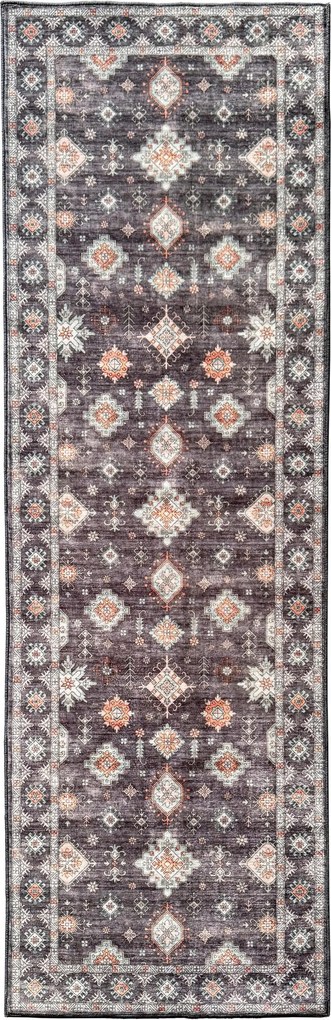 XXXLutz TKANÝ KOBEREC, 62/184 cm hnědá - Tkané koberce - 003580007052