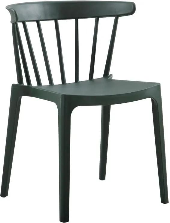 Jídelní židle Marbel, tmavě zelená