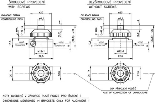 Vypínač Desko 3274-01824 tlačítkový vestavný 2A 250V 3274-01824
