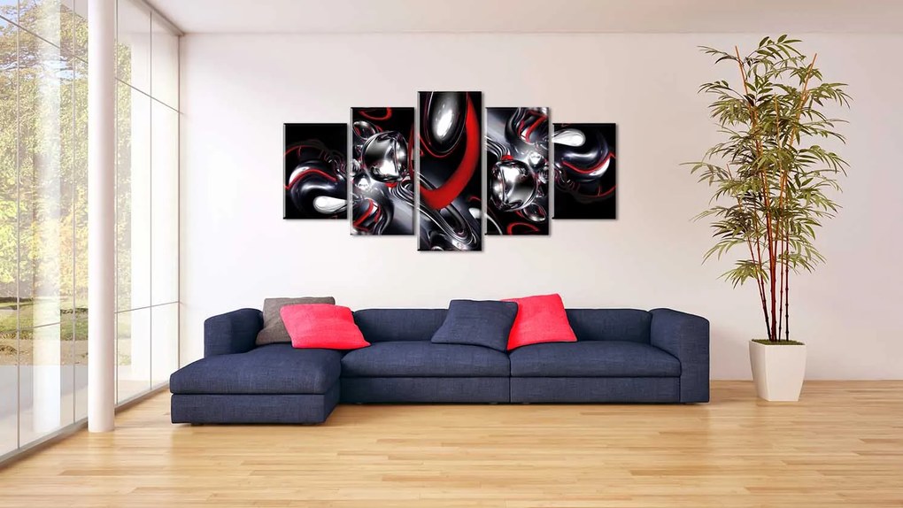 Obraz 3D abstrakce Velikost (šířka x výška): 150x80 cm