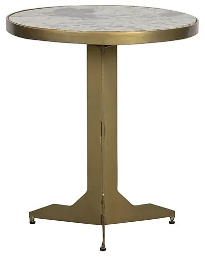 Odkládací stolek cute ø 45 x 51 cm mramorový MUZZA