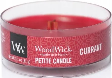 WoodWick Currant svíčka Petite 31 g