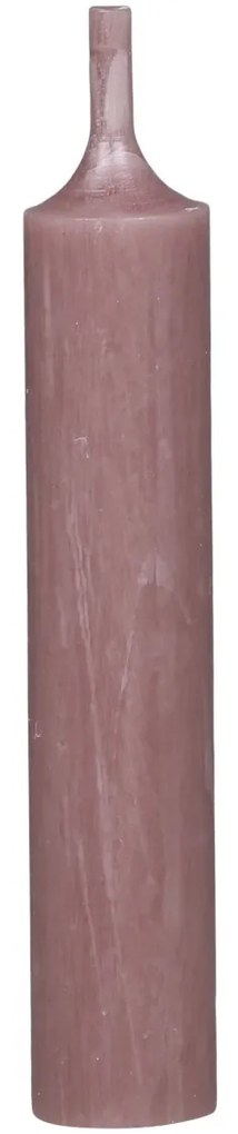 Taupe úzká krátká svíčka Short dinner candle - Ø 2 *11cm / 4.5h