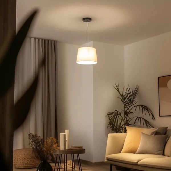 Brilagi - LED Lustr na lanku CERIA 1xE27/40W/230V pr. 30 cm béžová