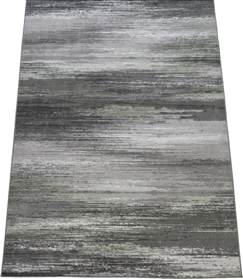 BE Koberec Accra 6505 Grey Green - zelený obdélníkový Rozměr: 60x100 cm