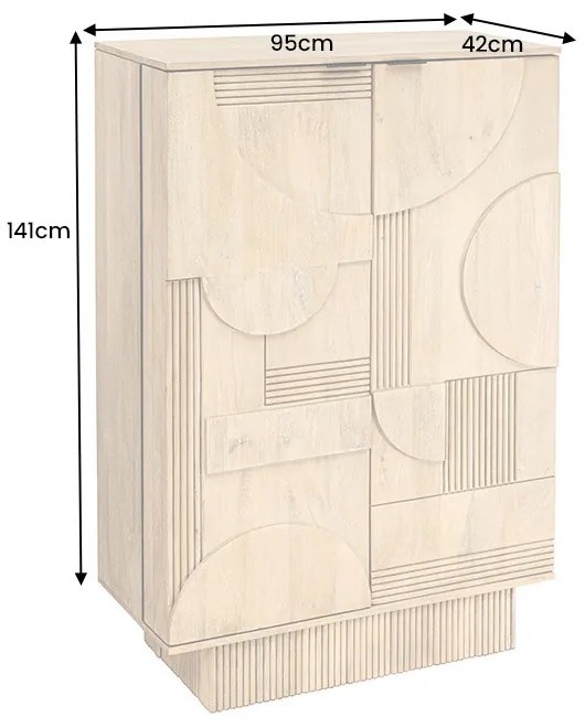 Massive home | Barová komoda Art Deco 140cm masiv mango