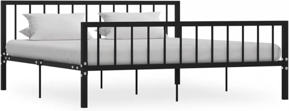 Rám postele Surgone - černý - kov | 180x200 cm