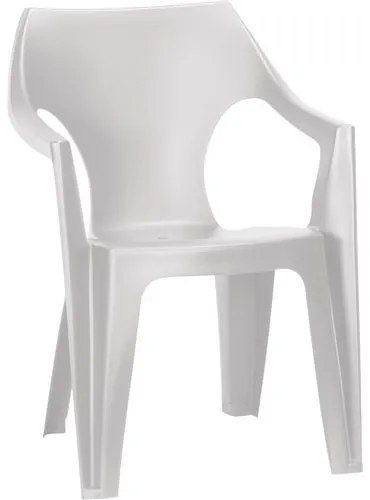 Zahradní plastová židle Dante, bílá