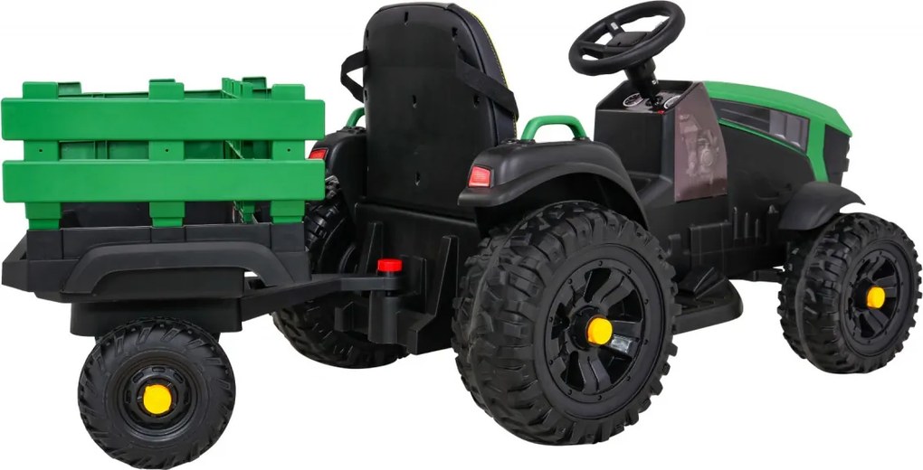 Ramiz Titánový traktor s přívěsem zelený