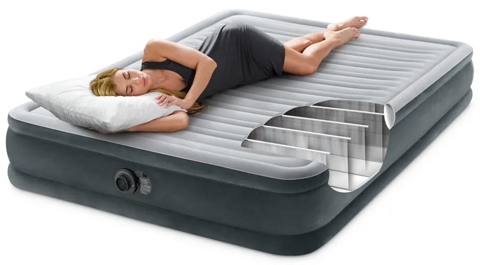 INTEX Nafukovací postel Comfort-Plush Queen 152 x 203 x 33 cm
